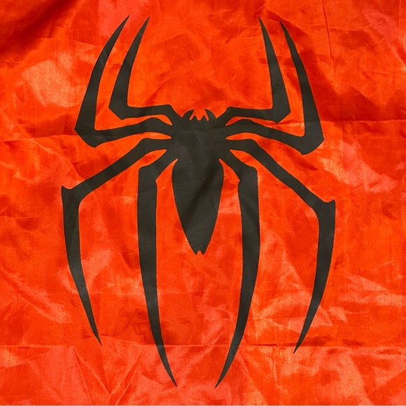 Spiderman | Costumes | Spiderman Cape Costume Kid Size Satiny Red Black ...